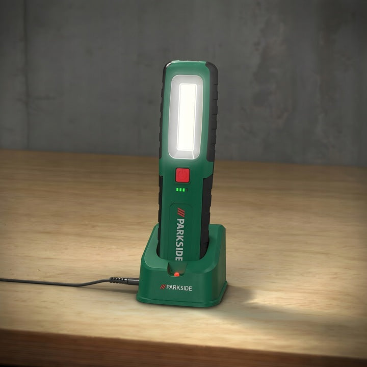 3-in-1 UV RECHARGEABLE LED WORKSHOP WORK LIGHT PARKSIDE PASL 4000 B3 ...