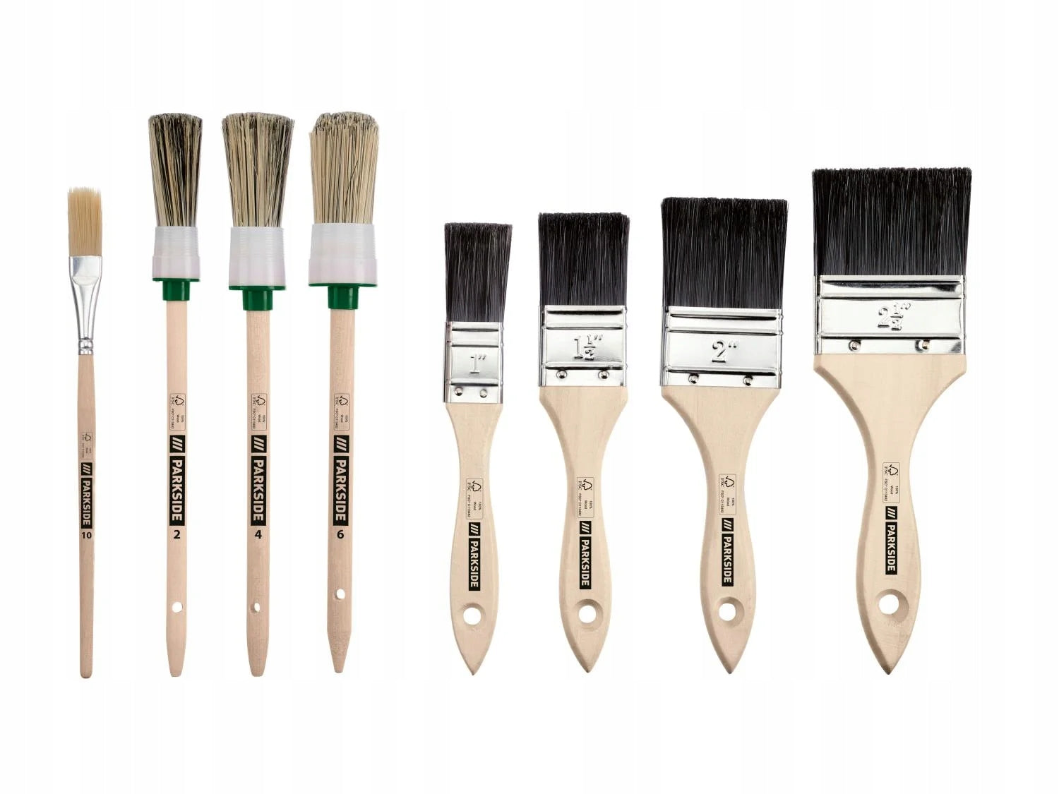 Parkside 8-Piece Paint Brush Set – Outlet By Houda